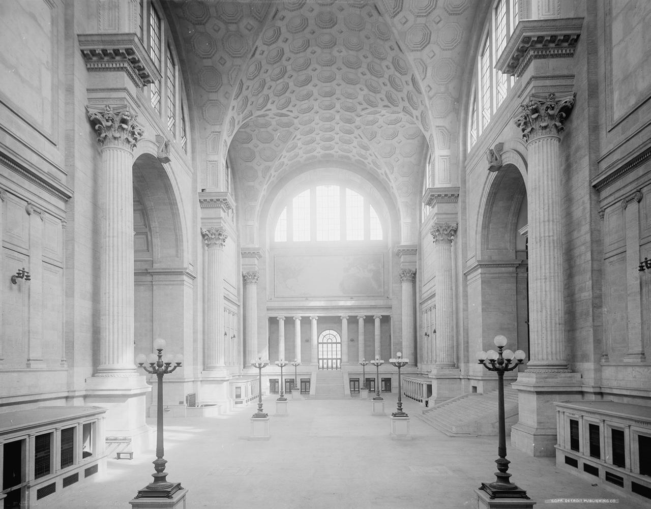 Main Waiting Room at Pennsylvania Station, NYC in 1905