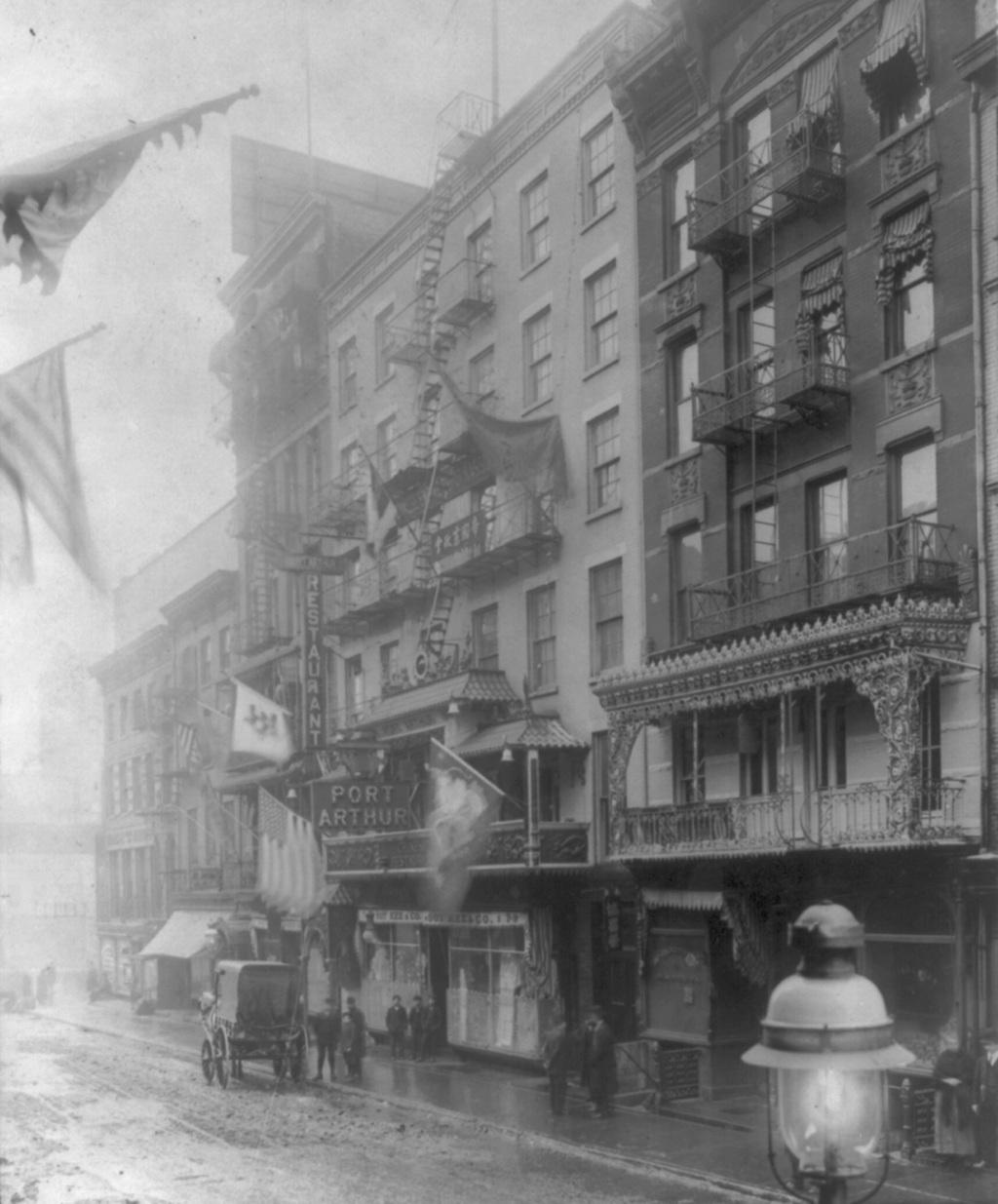 Chinatown Decorated for New Year - NYC in 1909