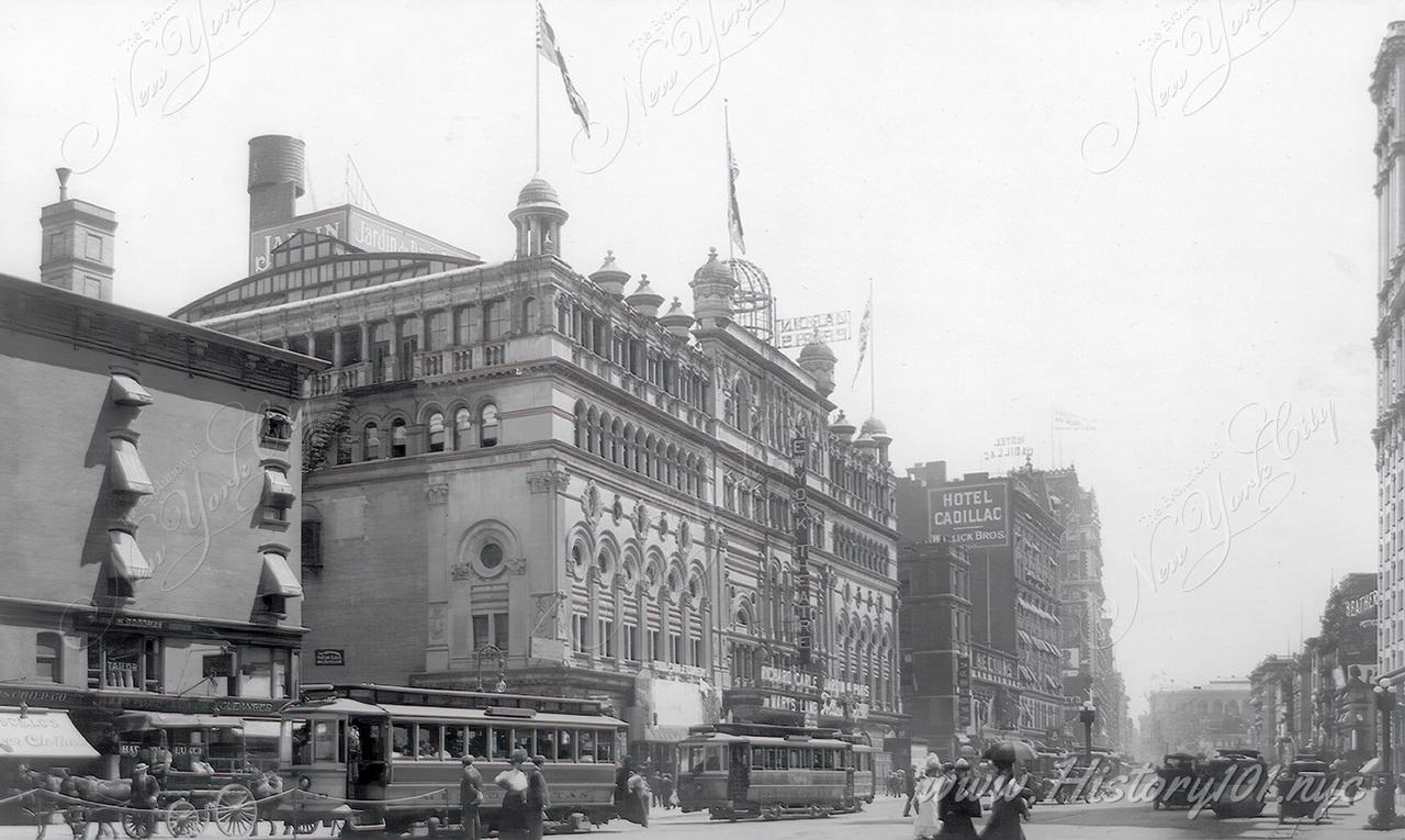 Theaters and Hotels at Longacre Square - NYC in 1911