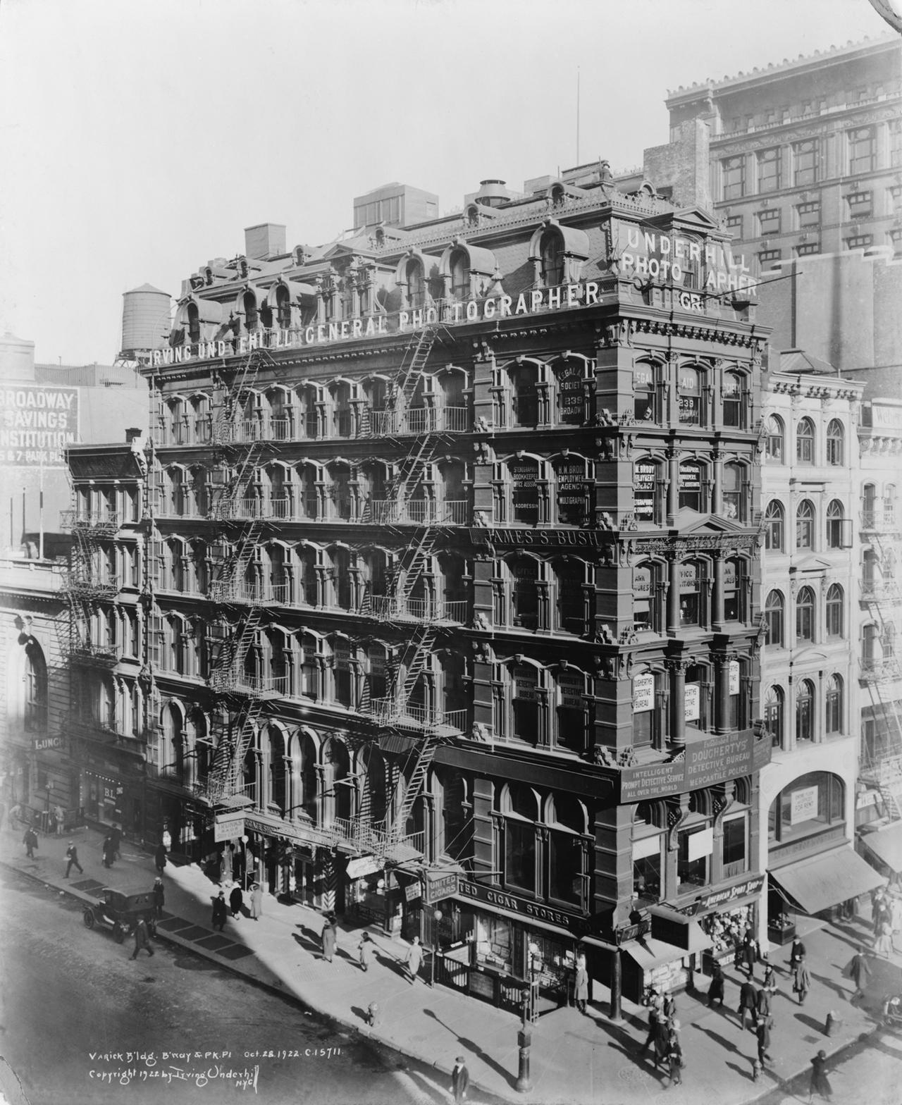 The Varick Building - NYC in 1922
