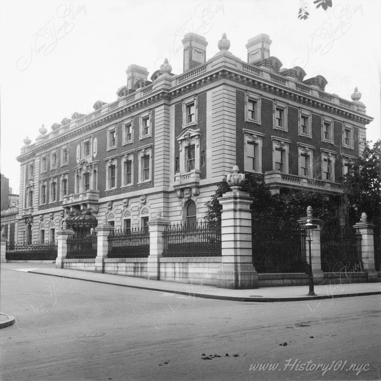 Residence of Andrew Carnegie - NYC in 1926