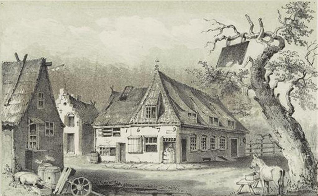 Dutch Cottage in Old New York - NYC in 1679