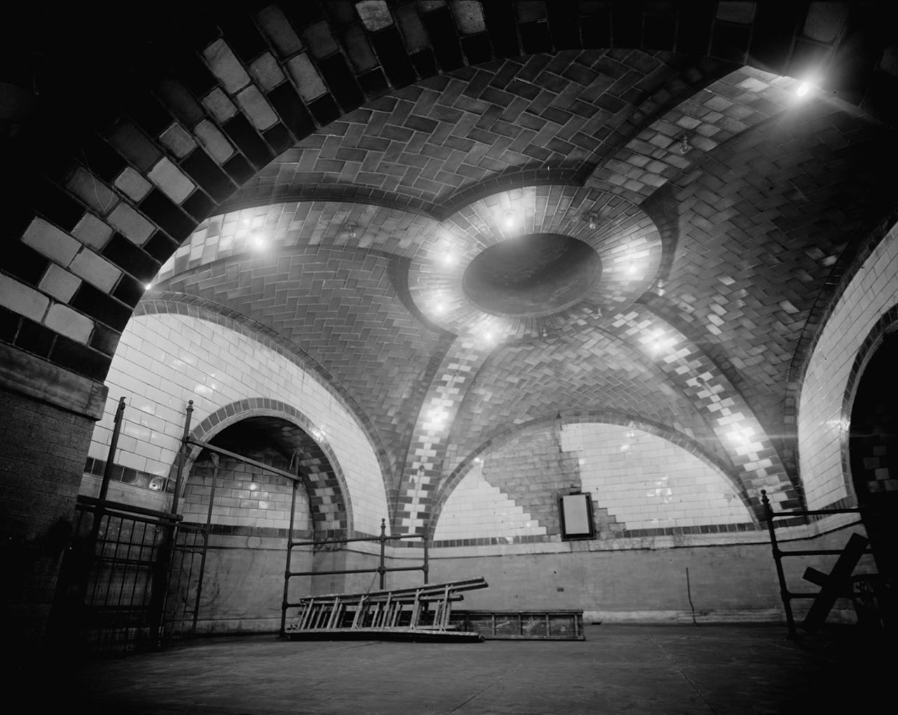 City Hall Subway Station Control Room - NYC in 1986
