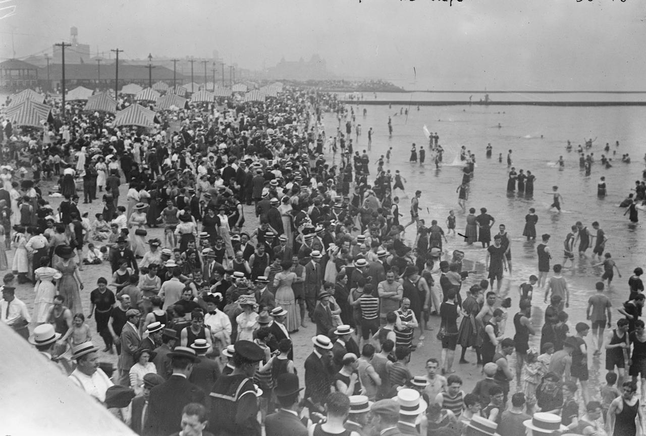 Coney Island Beach - NYC in 1900