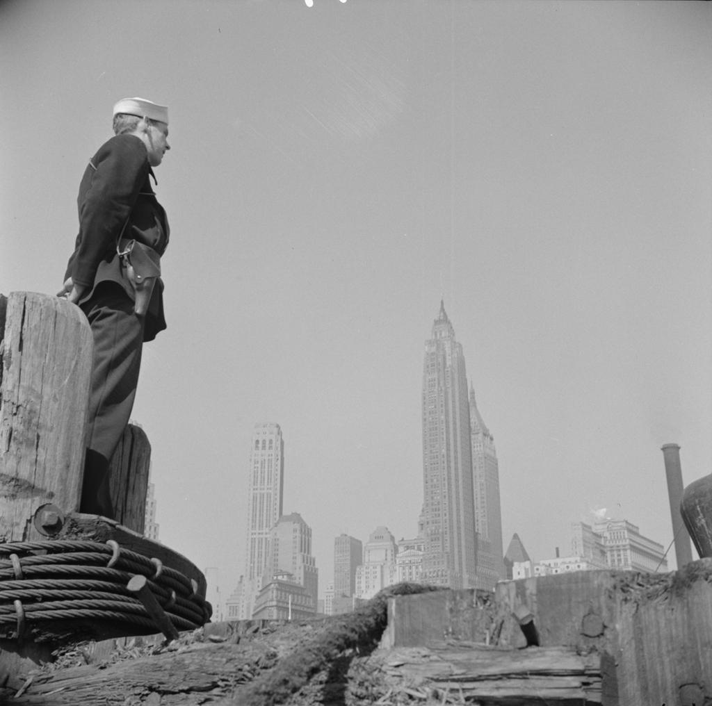 Pier at Fulton Fish Market - NYC in 1943