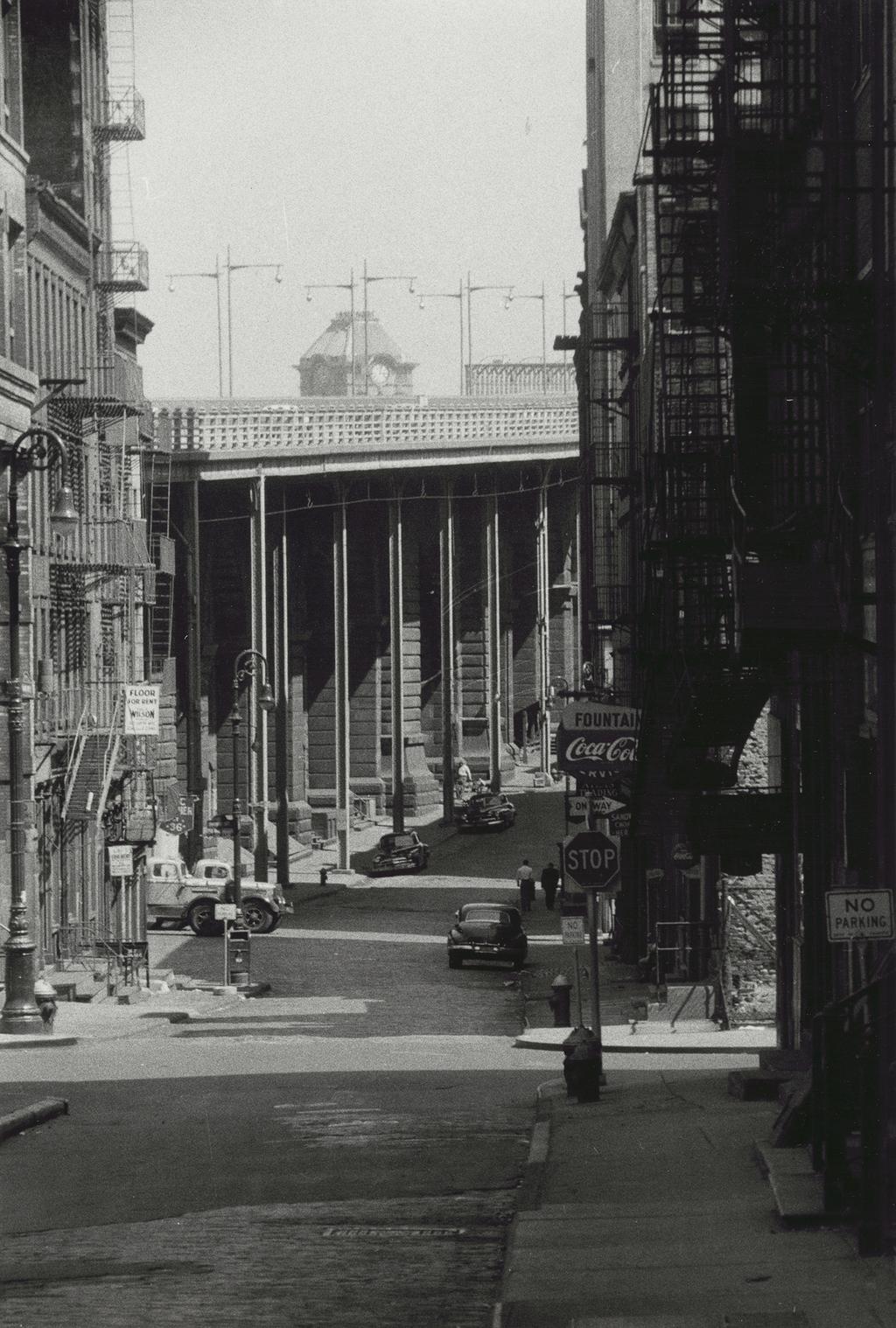 Brooklyn Bridge Overpass - NYC in 1956