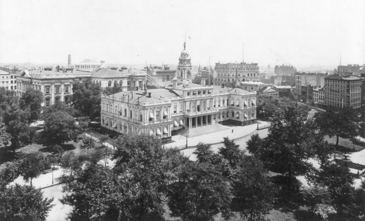 New York City Hall NYC In 1880 new-york-city-hall-nyc-in-1880